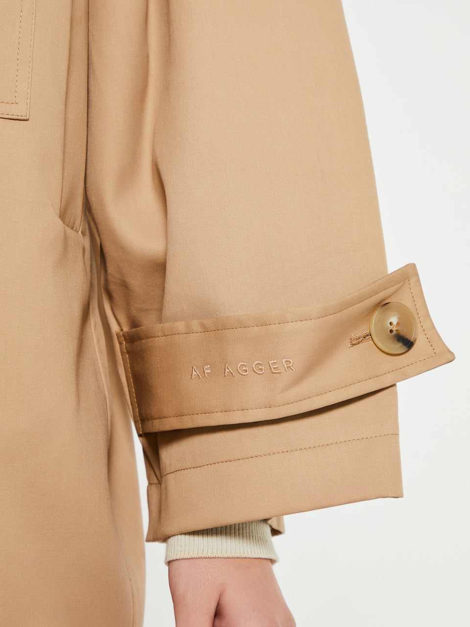 Af Agger - Water Resistant Coat in Beige – stoy