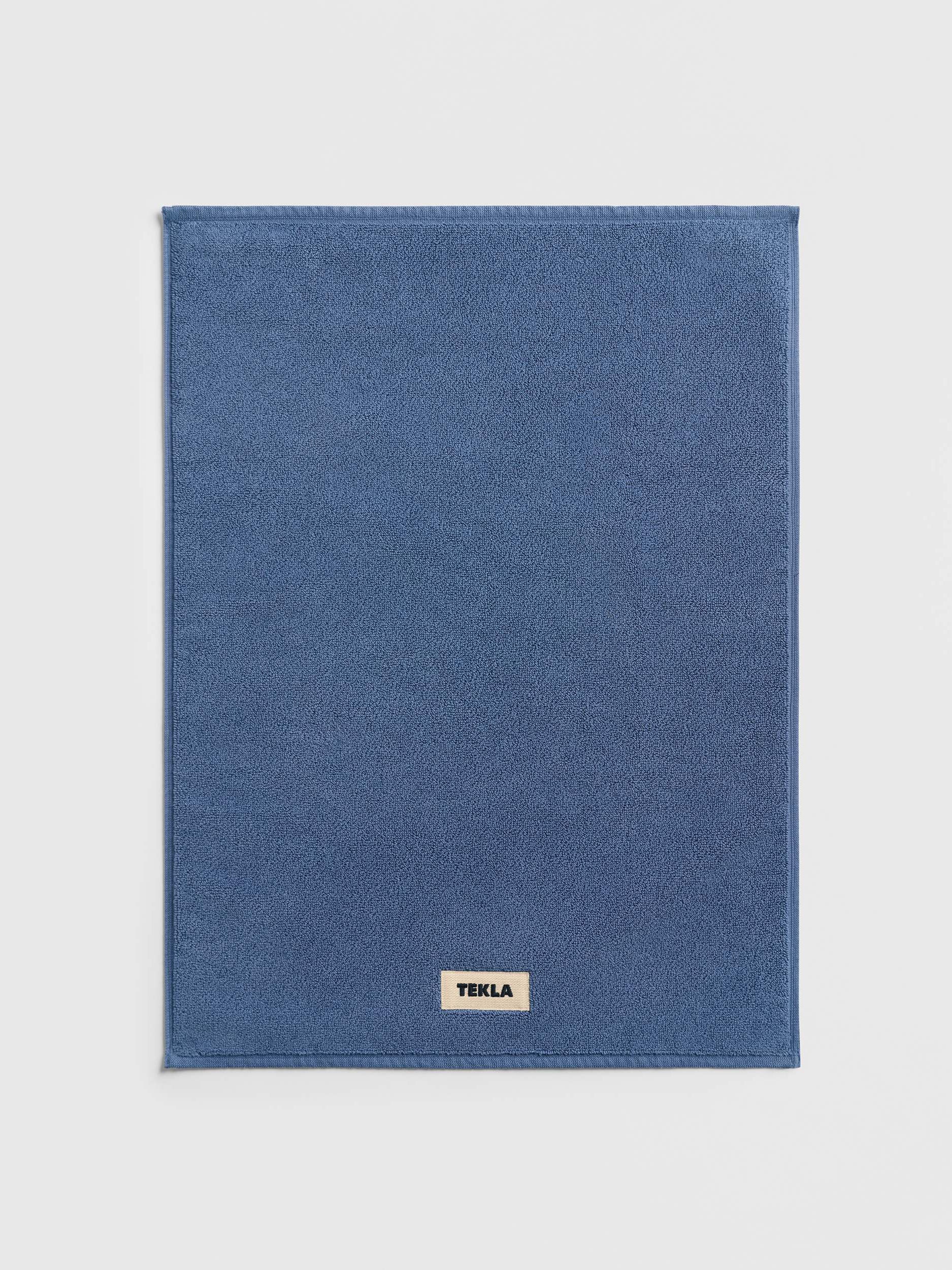 Tekla Terry Bath Mat in Storm Blue – Stoy