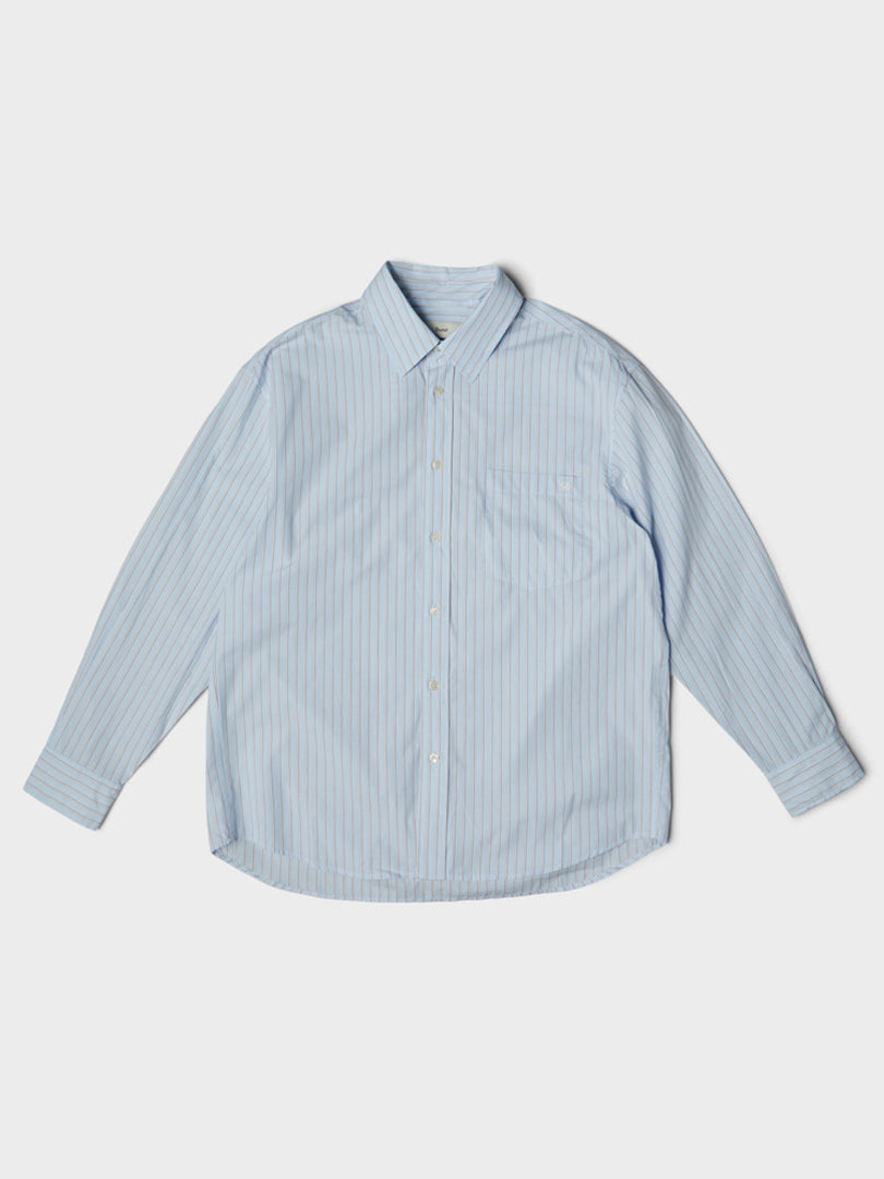 Dunst - Unisex Oversized Striped Shirt in Sky Blue Stripe – Stoy