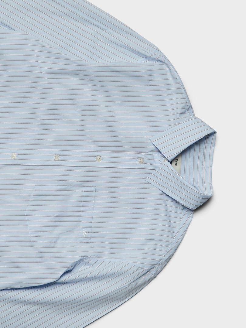 Dunst - Unisex Oversized Striped Shirt in Sky Blue Stripe – Stoy