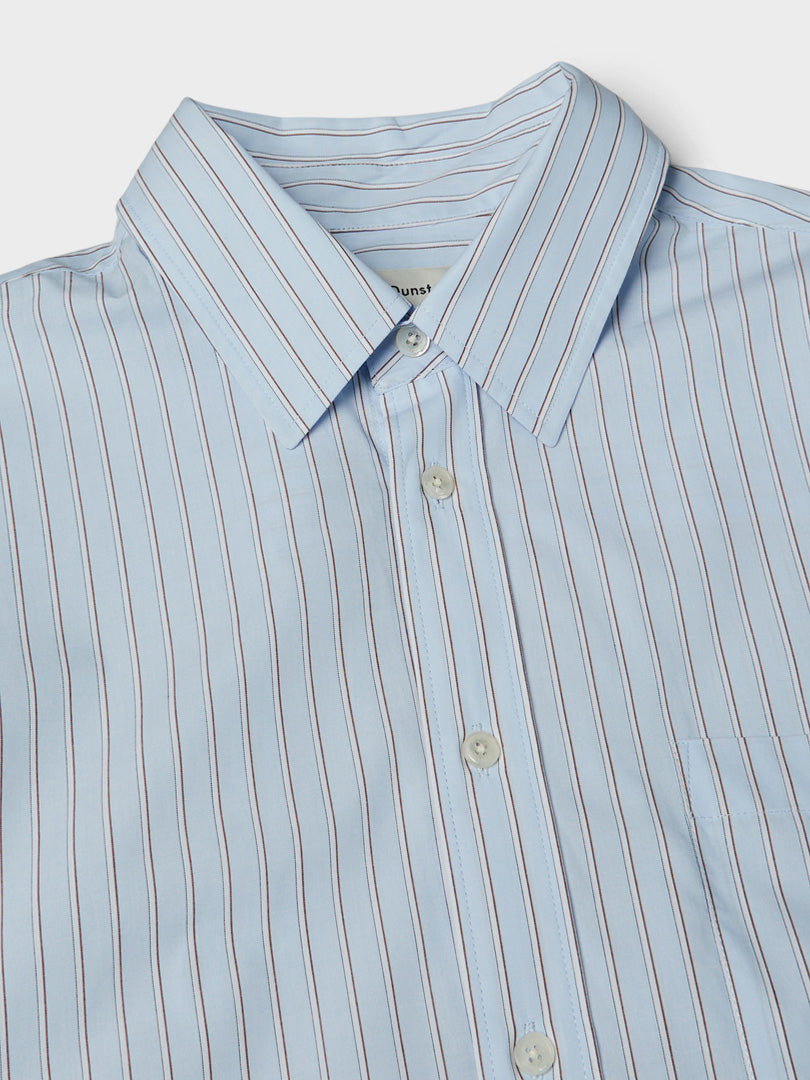 Dunst - Unisex Oversized Striped Shirt in Sky Blue Stripe – Stoy