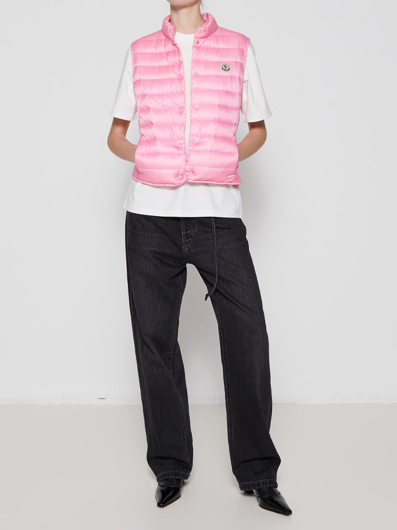 Moncler - Liane Vest in Pink – Stoy